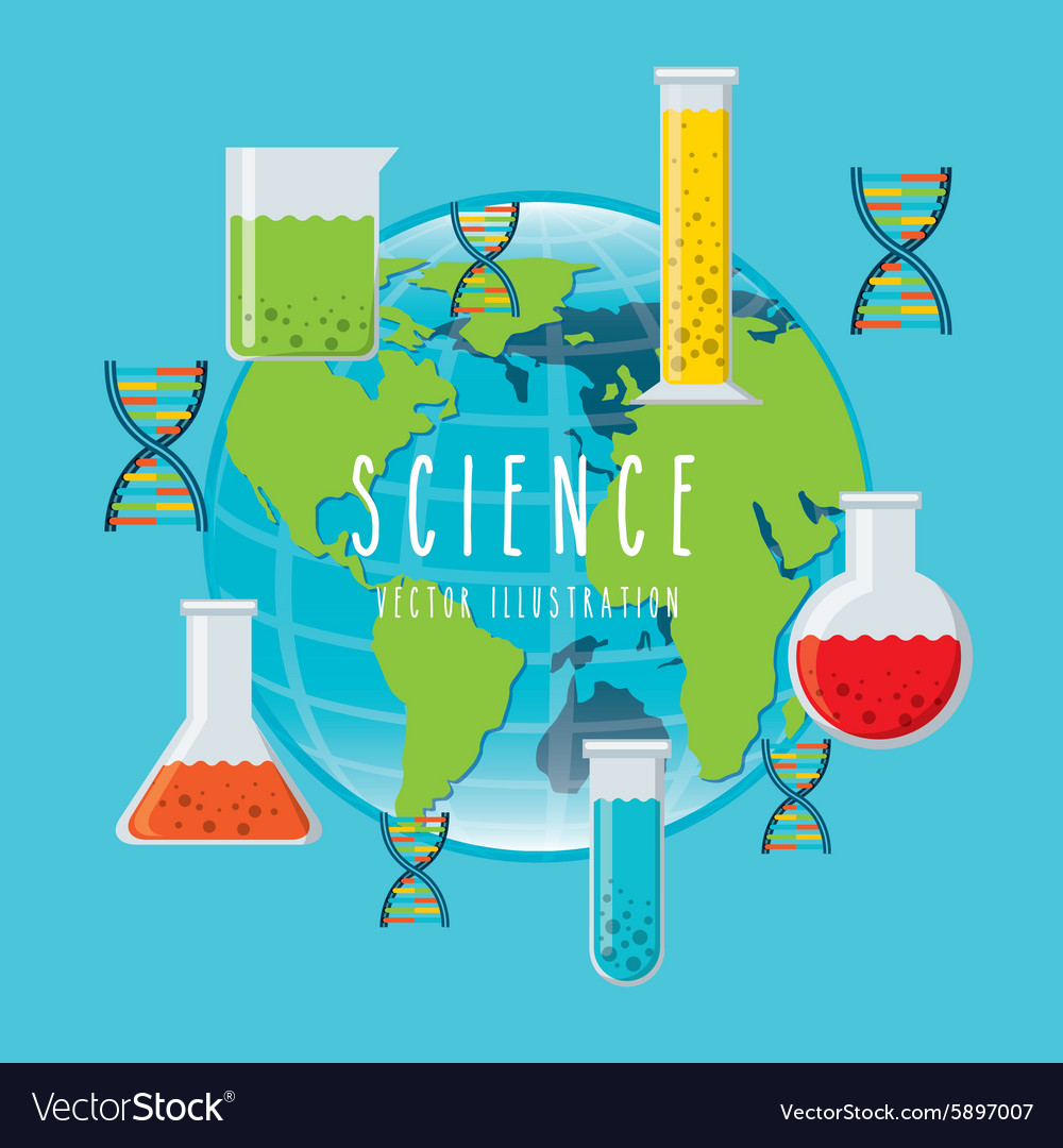 Science concept Royalty Free Vector Image - VectorStock