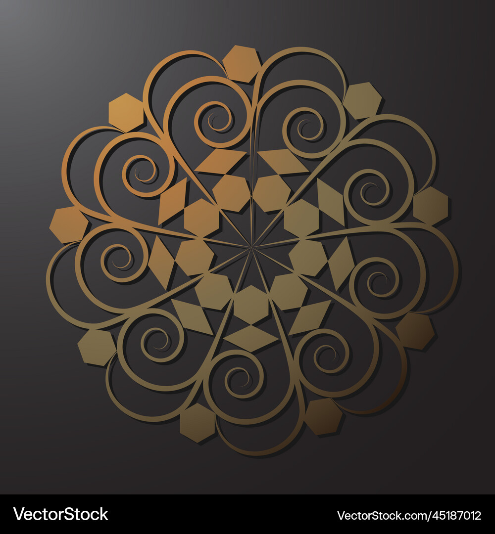 A background created from abstract shapes Vector Image