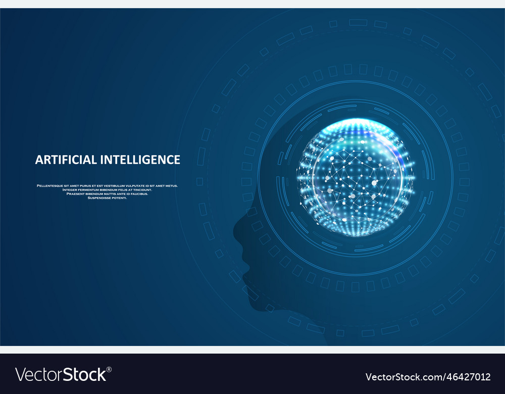 Artificial intelligence Royalty Free Vector Image