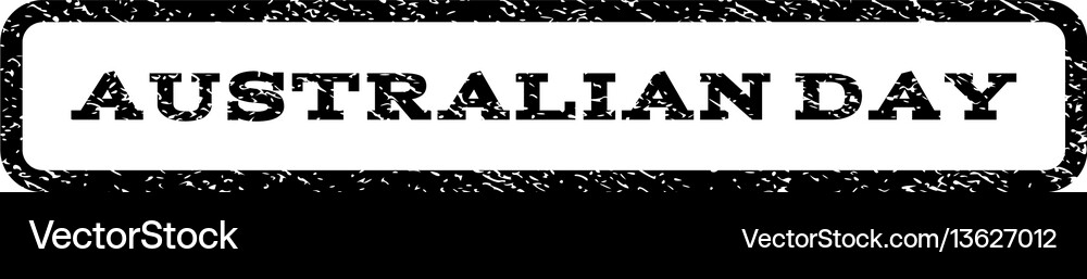 Australian day watermark stamp Royalty Free Vector Image