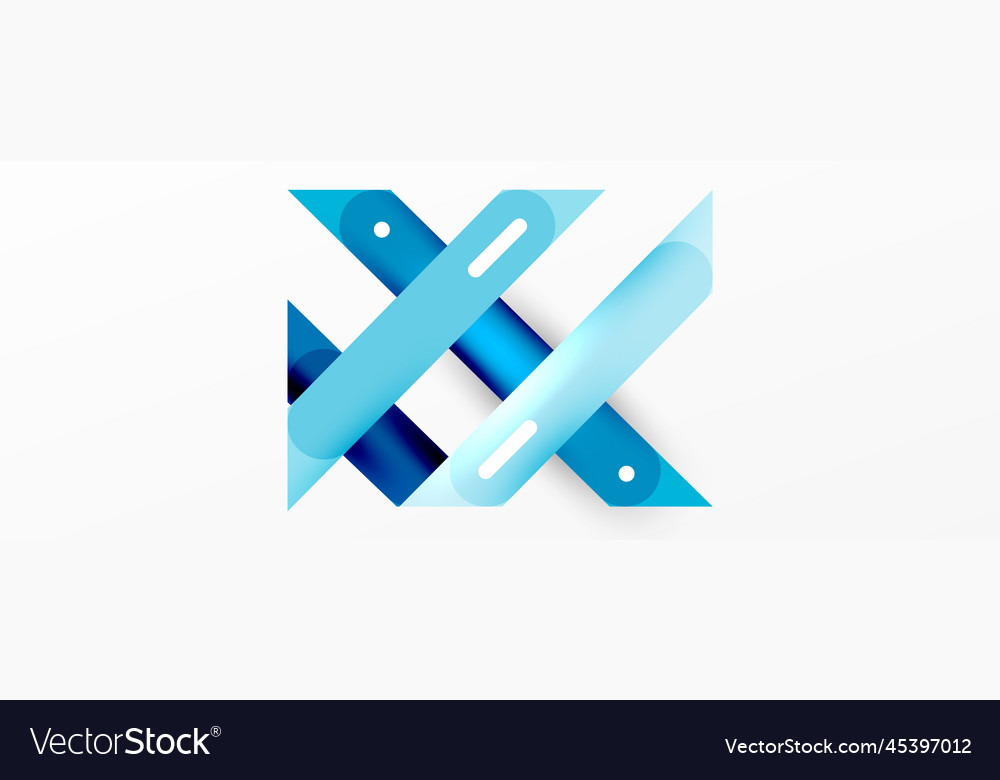 Background overlapping lines dynamic lines Vector Image