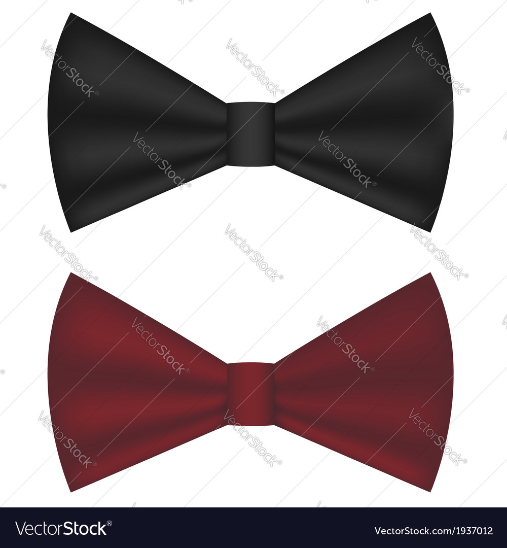 Bow ties Royalty Free Vector Image - VectorStock