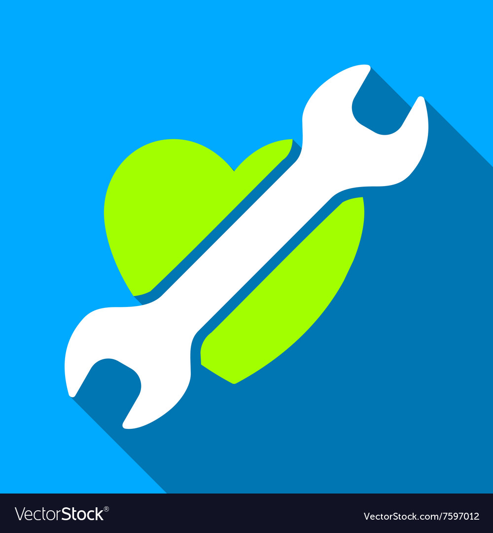 Heart Surgery Flat Long Shadow Square Icon Vector Image Heart Surgery Flat Long Shadow Square Icon Vector Image
