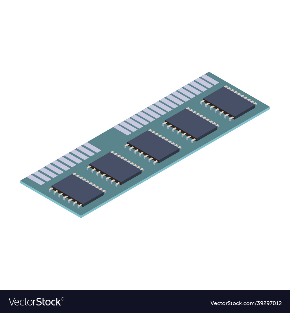 Random access memory Royalty Free Vector Image