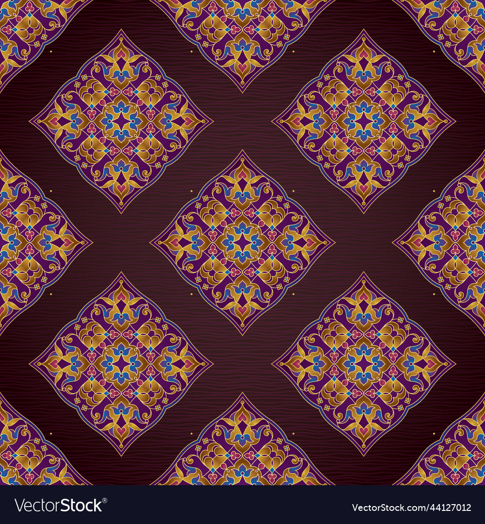 Seamless pattern in eastern style Royalty Free Vector Image