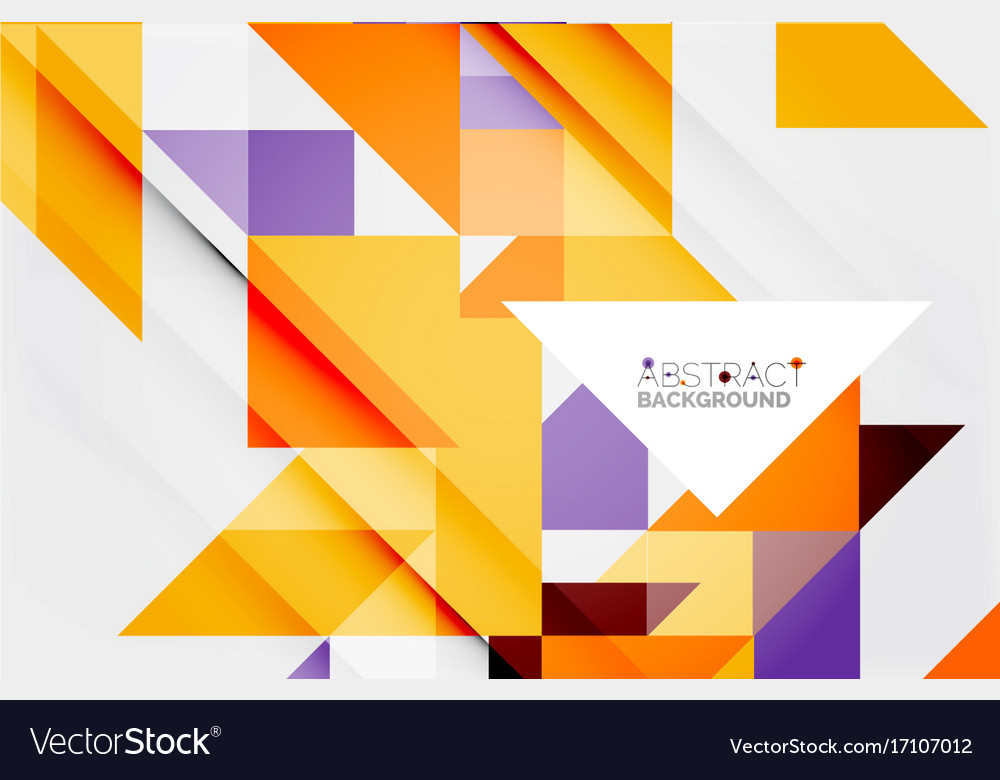 Triangle pattern design background Royalty Free Vector Image