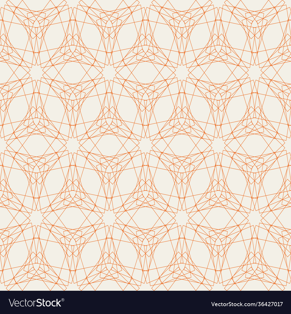 Modern seamless geometric linear pattern mesh Vector Image