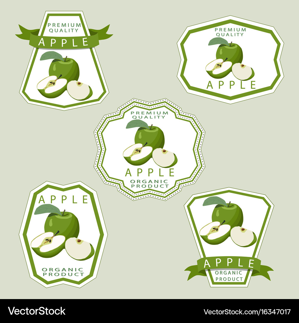 Theme apple Royalty Free Vector Image - VectorStock