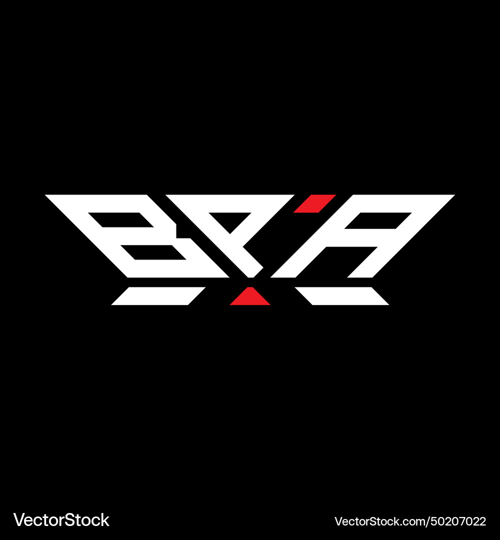 Bpa letter logo design simple and modern Vector Image