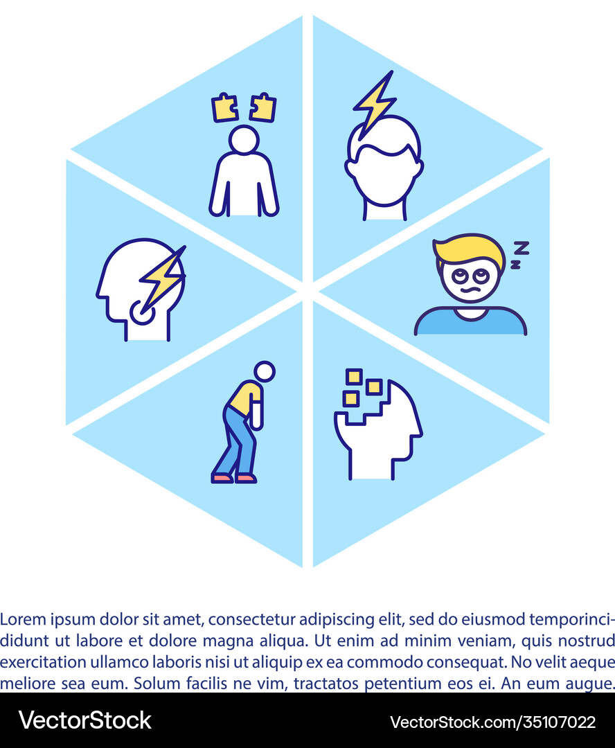 Chronic fatigue syndrome concept icon with text Vector Image