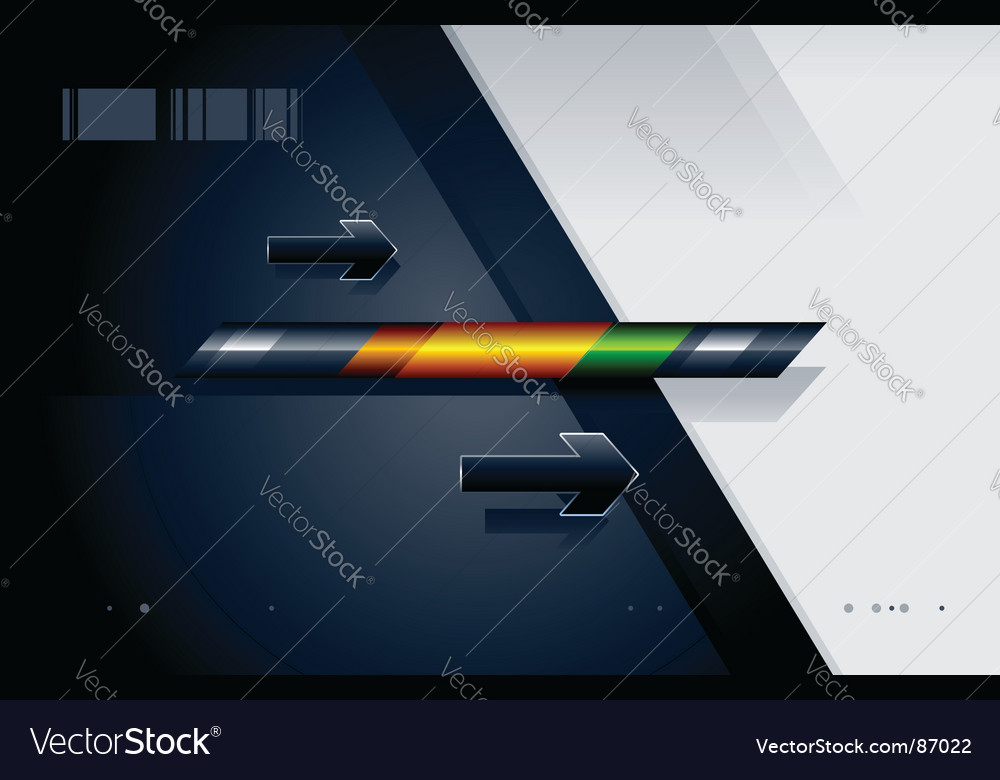High tech arrow Royalty Free Vector Image - VectorStock