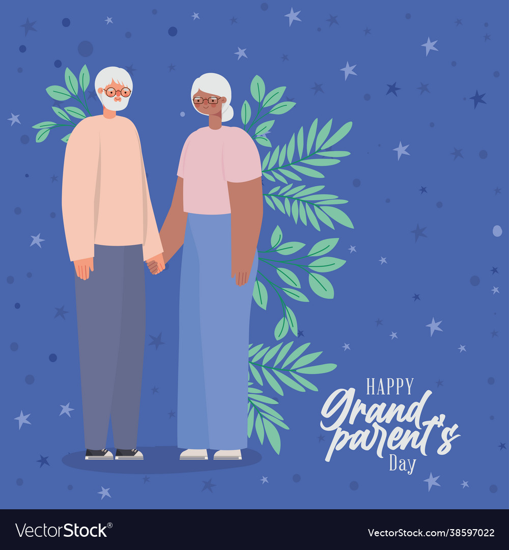 Nice grandparent day design Royalty Free Vector Image