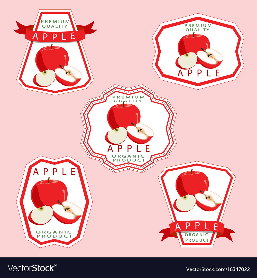 Theme apple Royalty Free Vector Image - VectorStock