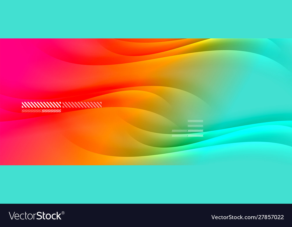 Trendy simple fluid color gradient abstract Vector Image