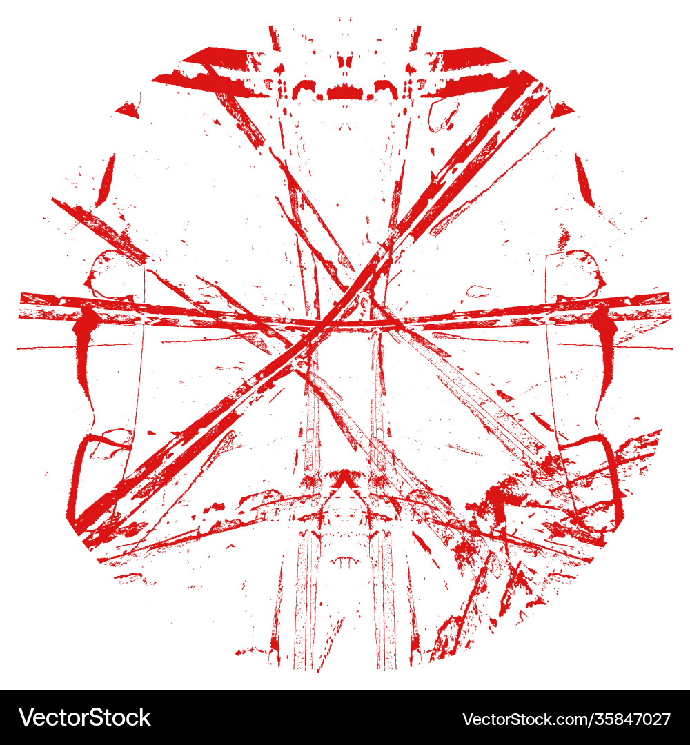 Abstract grunge shapes 21 7 Royalty Free Vector Image