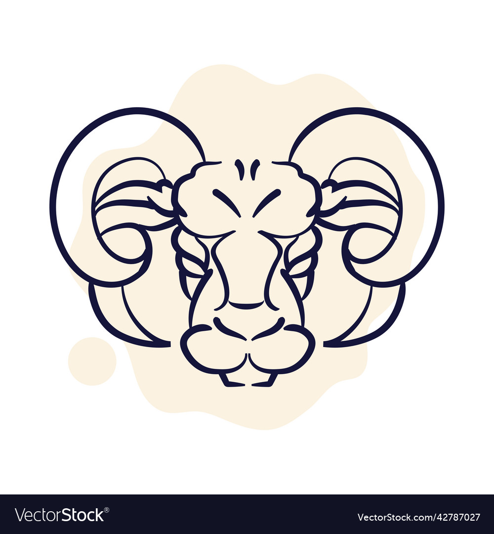 Capricorn Zodiac Sign Royalty Free Vector Image