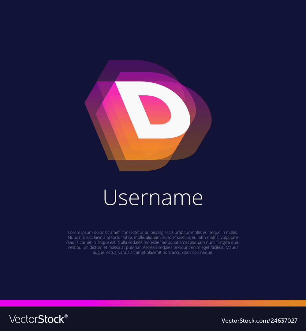 D-monogram-logo Royalty Free Vector Image - VectorStock