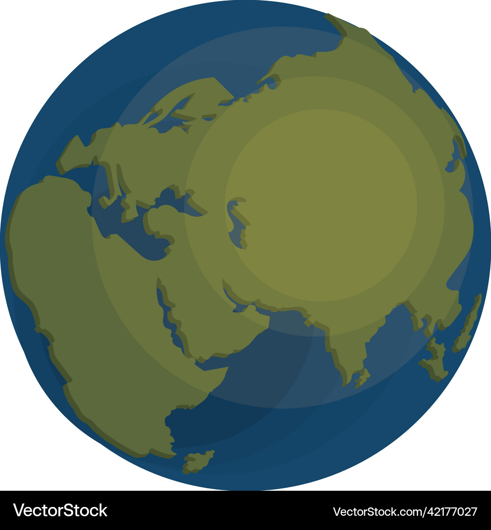 Nice planet earth Royalty Free Vector Image - VectorStock