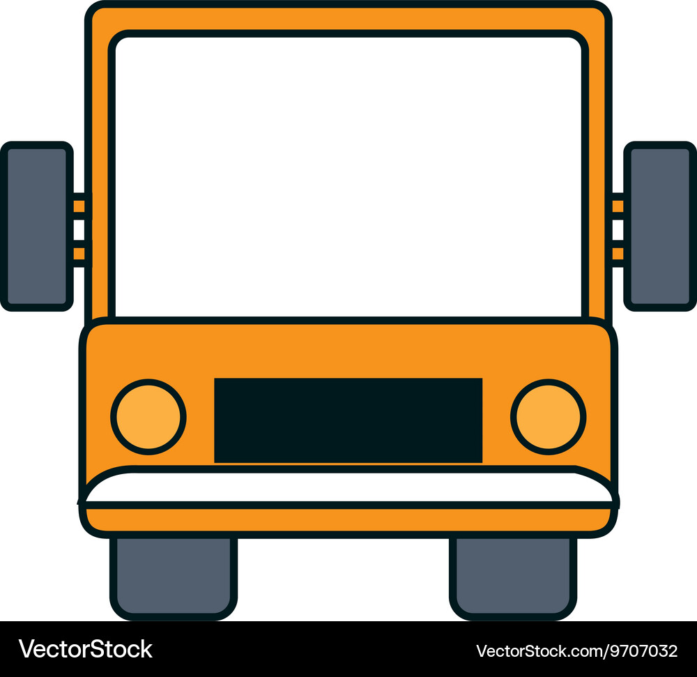 Bus vehicle transport service theme design Vector Image