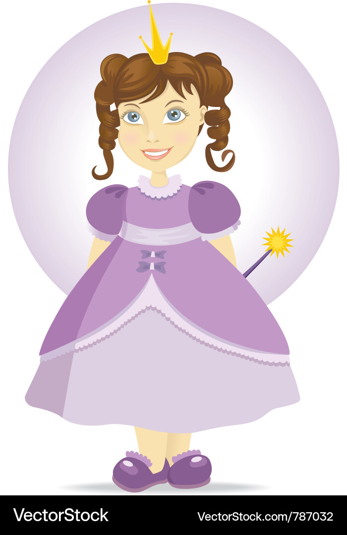 Fairy princess Royalty Free Vector Image - VectorStock