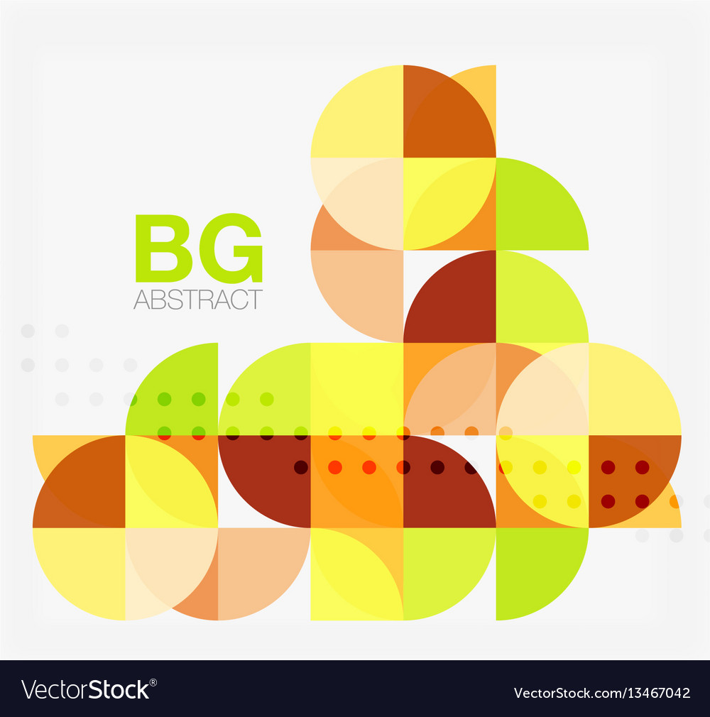Minimalistic circle composition background Vector Image