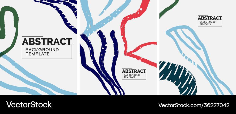 Social media abstract backgrounds abstract hand Vector Image