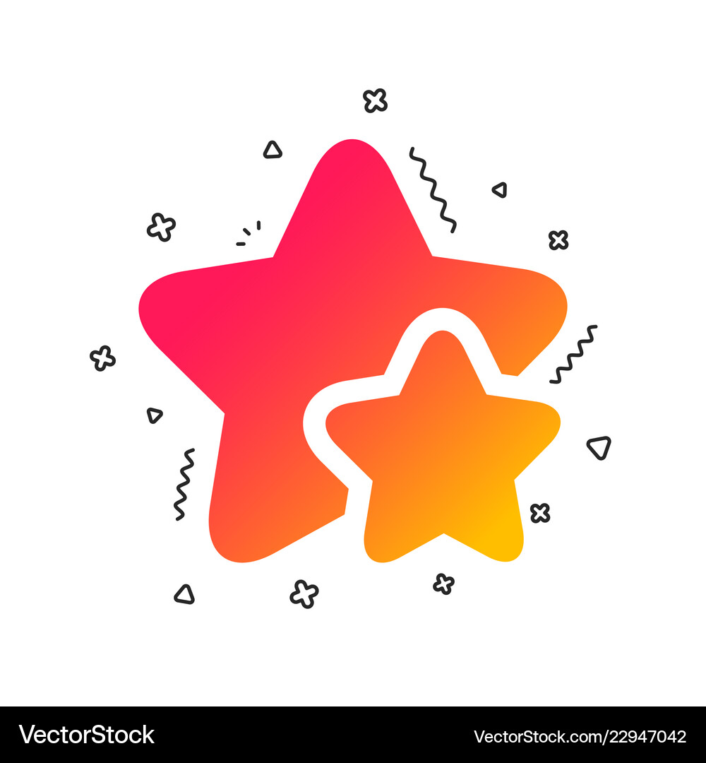 Star icon favorite sign Royalty Free Vector Image
