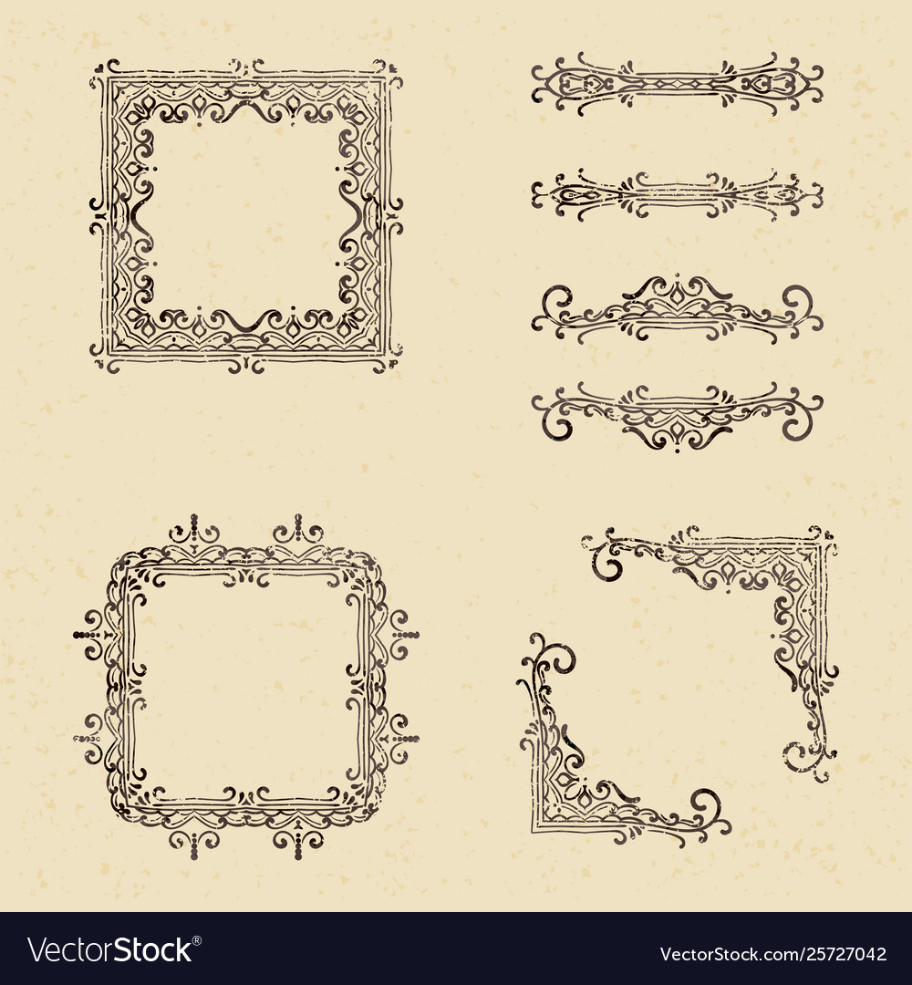 Vintage design elements Royalty Free Vector Image