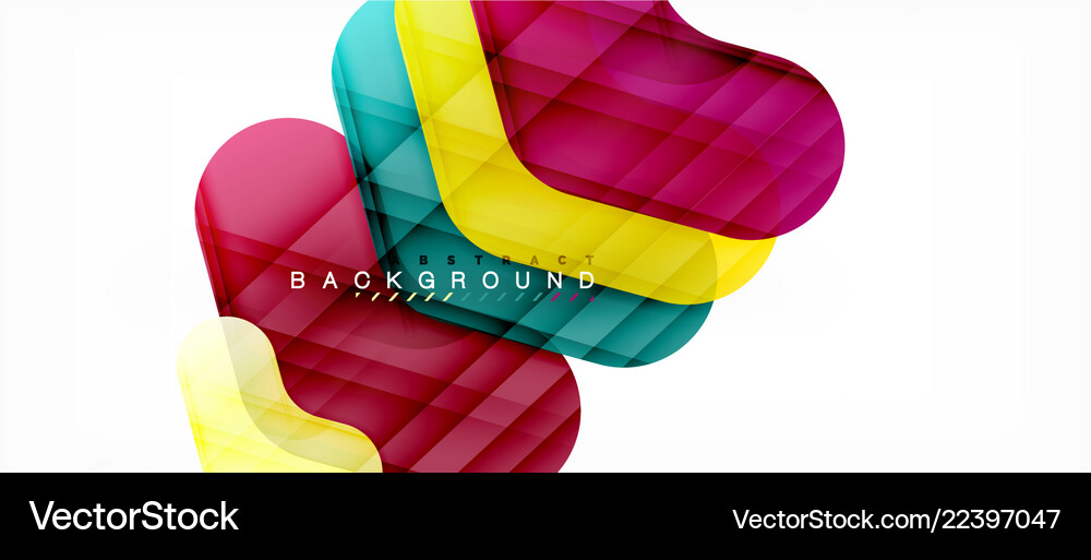 Colorful glossy arrows abstract background Vector Image