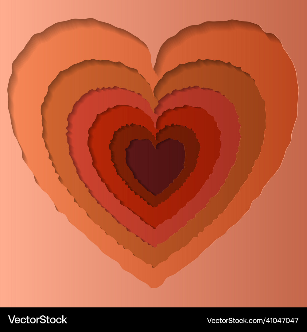 Deep heart Royalty Free Vector Image - VectorStock