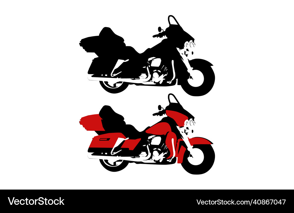 Motorbike minimalist Royalty Free Vector Image