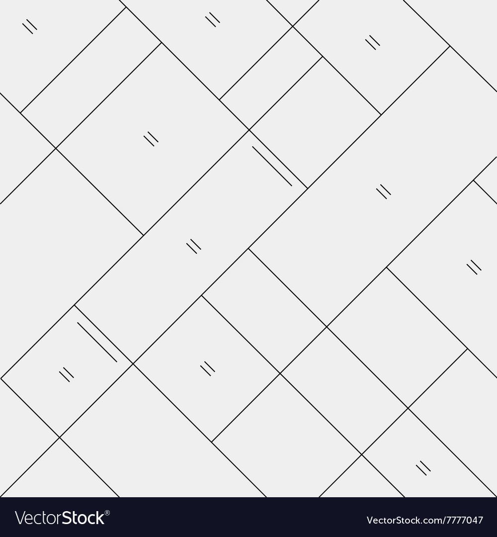 Seamless pattern diagonal polygonal rectangular Vector Image