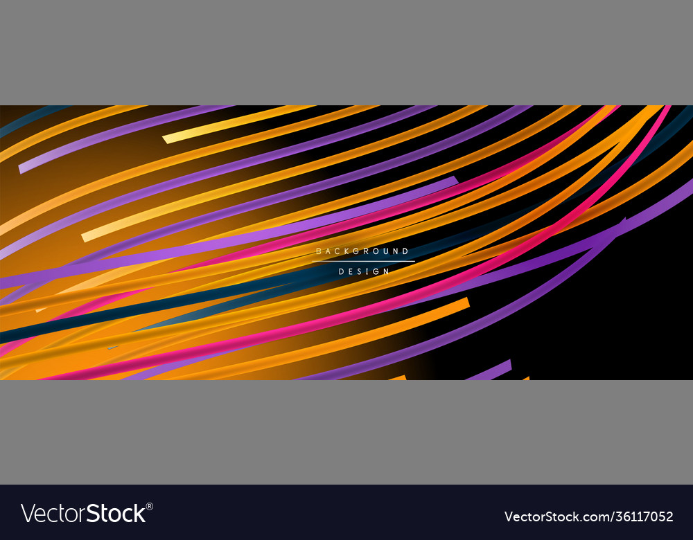 Abstract colorful lines background Royalty Free Vector Image