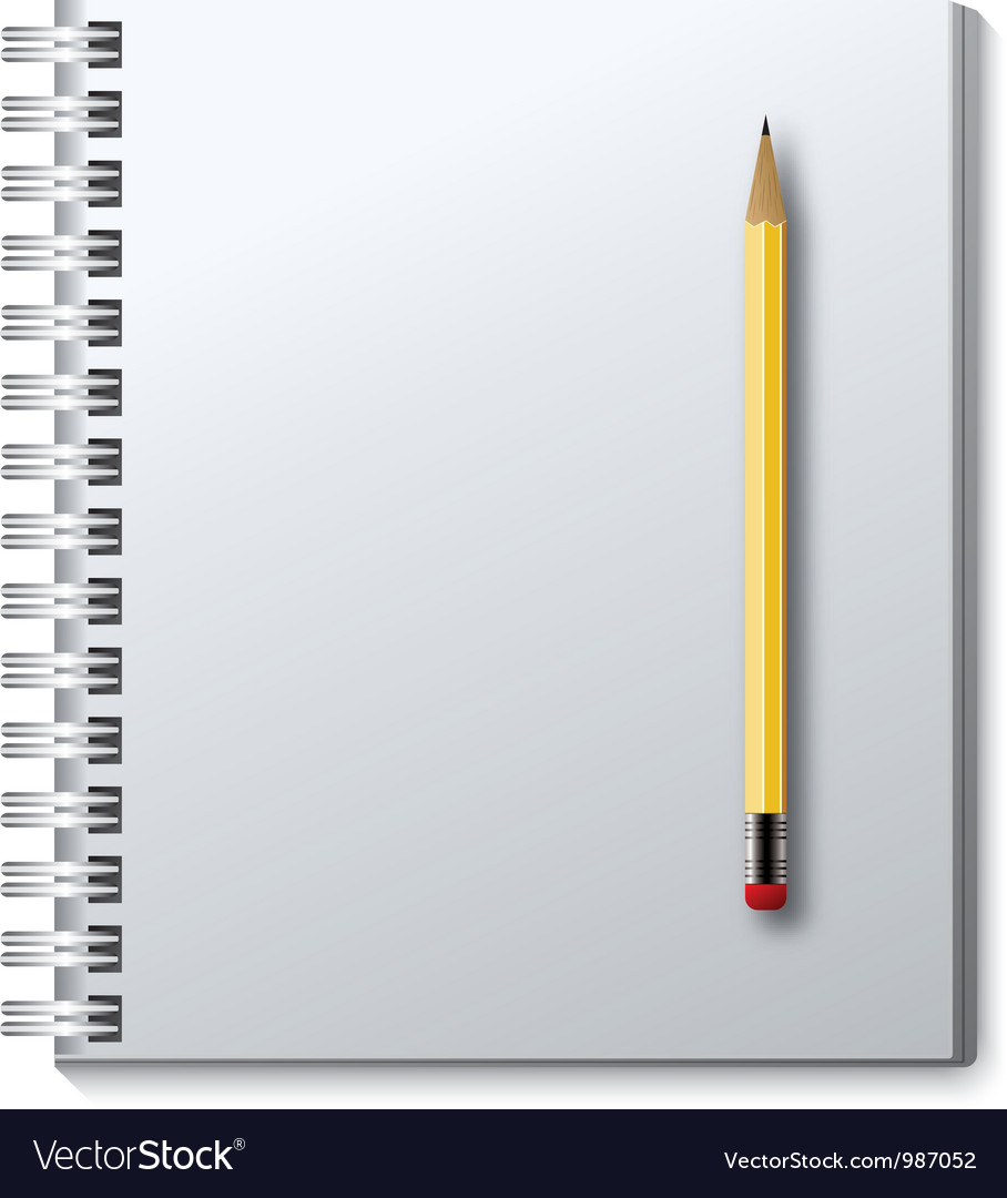 Notebook Royalty Free Vector Image - VectorStock