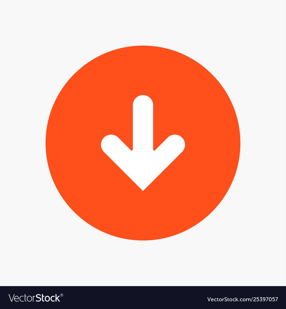 Arrow down direction download Royalty Free Vector Image Arrow down direction download Royalty Free Vector Image