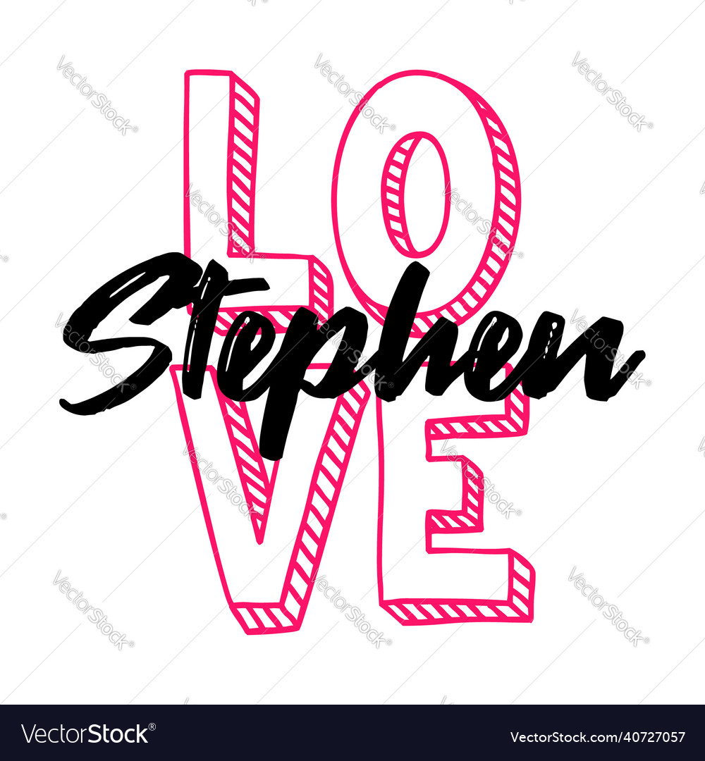 Stephen Royalty Free Vector Image - VectorStock