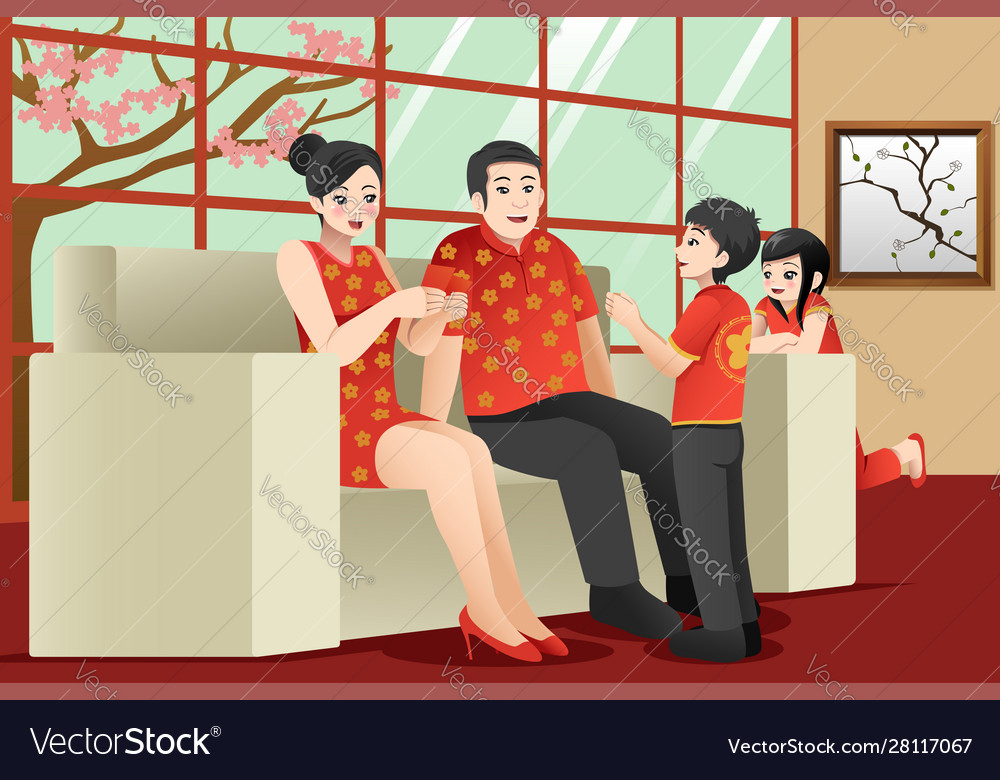 Chinese Family Clipart