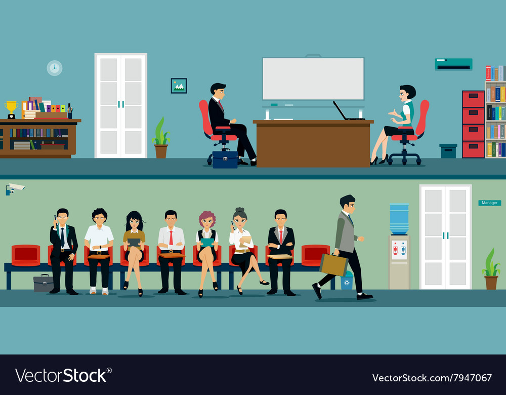 Interview Royalty Free Vector Image - VectorStock