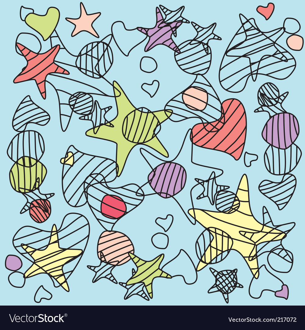 Funny background Royalty Free Vector Image - VectorStock