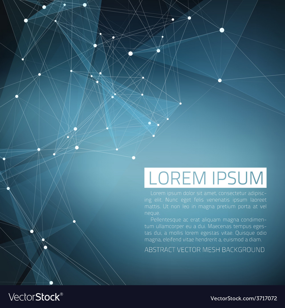 Futuristic Mesh Background Royalty Free Vector Image