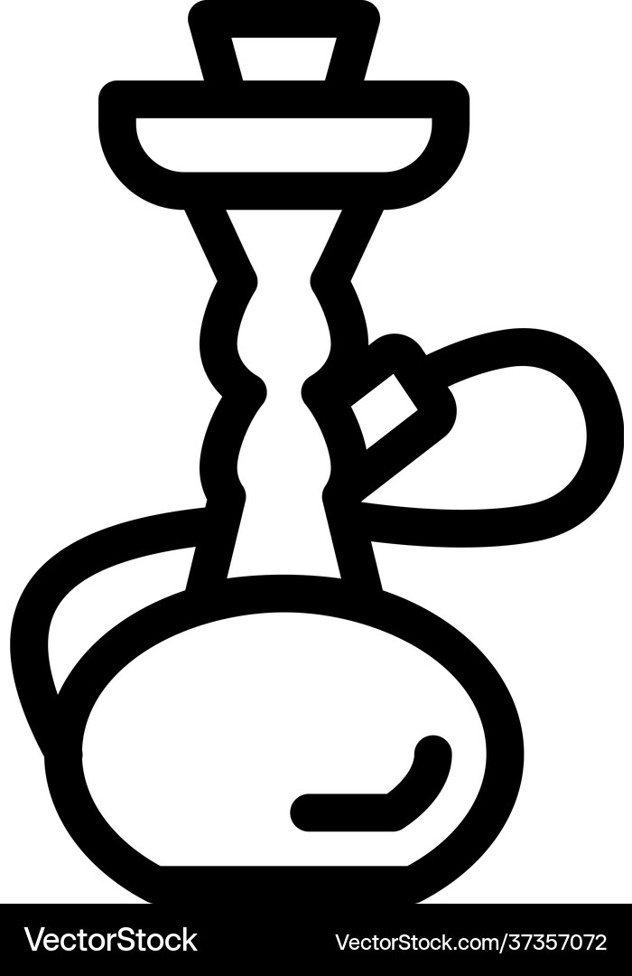 Hookah Royalty Free Vector Image - VectorStock