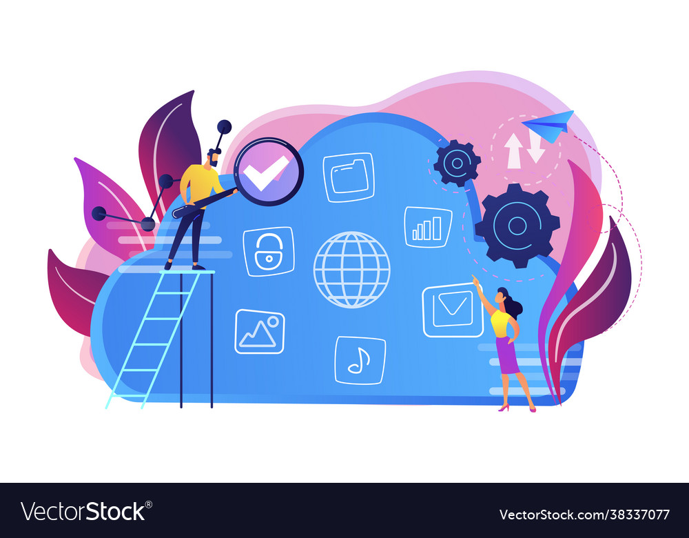 Big data concept Royalty Free Vector Image - VectorStock