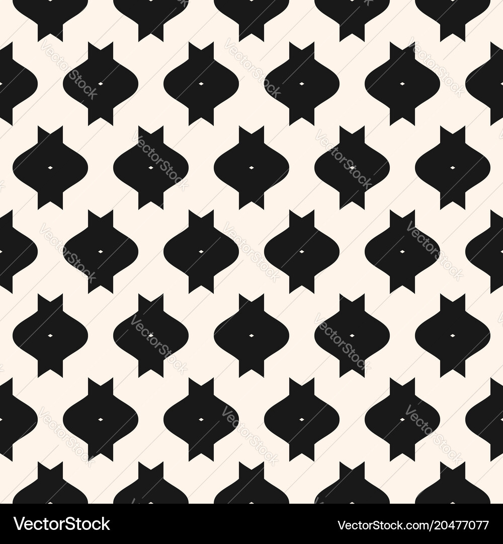 Funky monochrome texture seamless pattern Vector Image