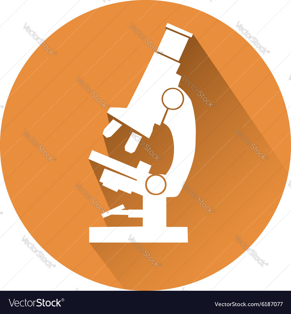 Microscope symbol Royalty Free Vector Image - VectorStock