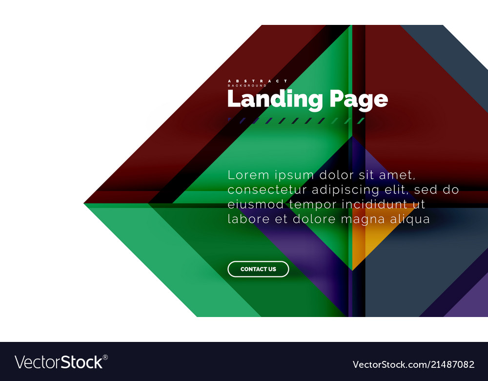 Square shape geometric abstract background Vector Image