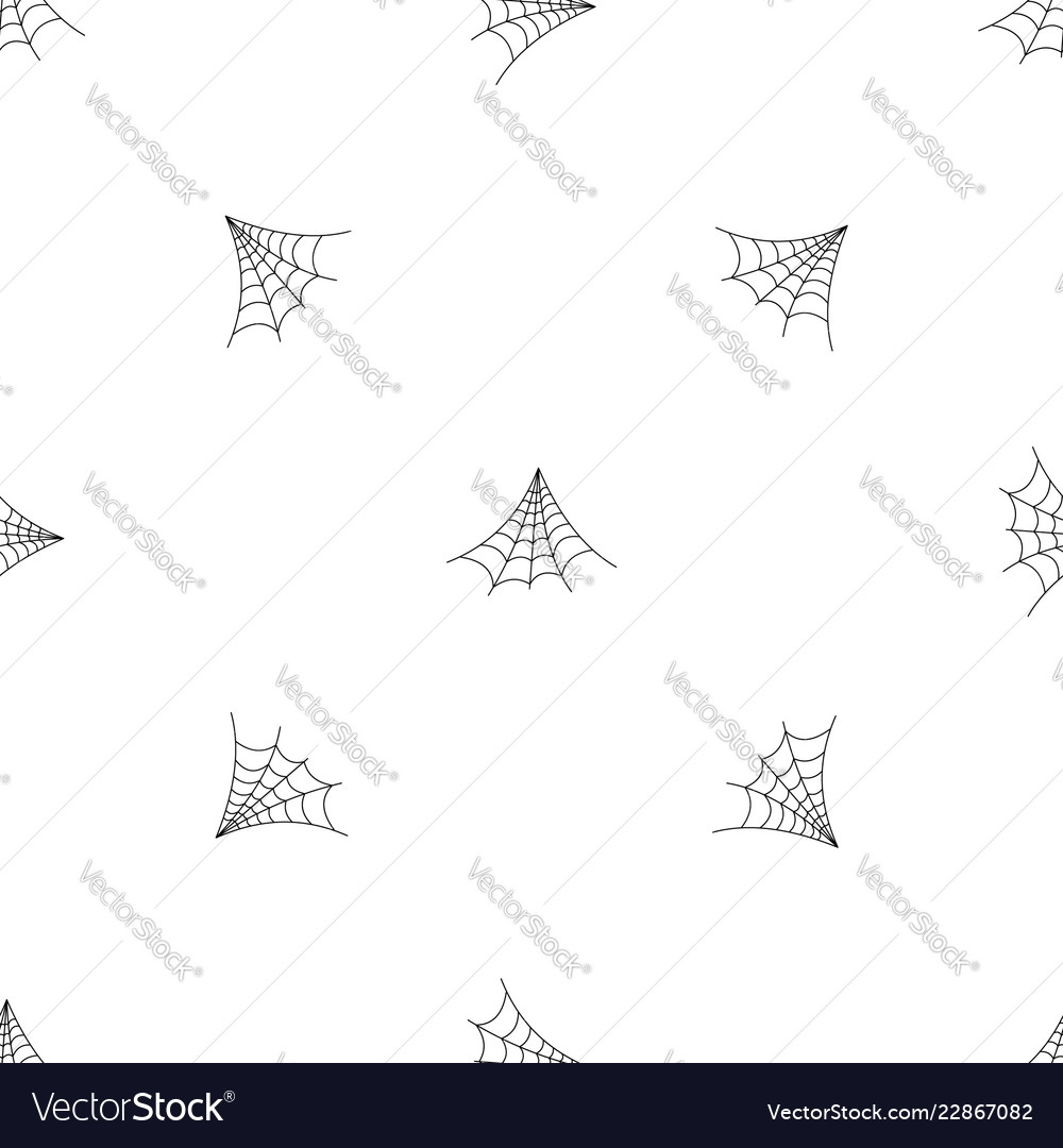 Strong spiderweb pattern seamless Royalty Free Vector Image