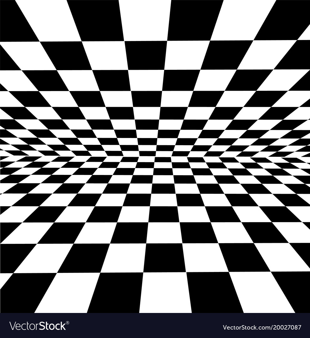 Black and White Checkerboard Pattern Royalty Free Vector