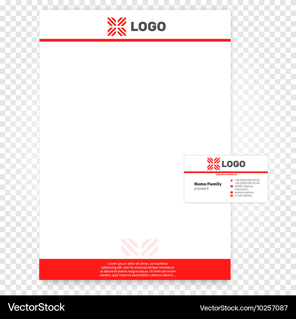 Isolated paper page company Royalty Free Vector Image