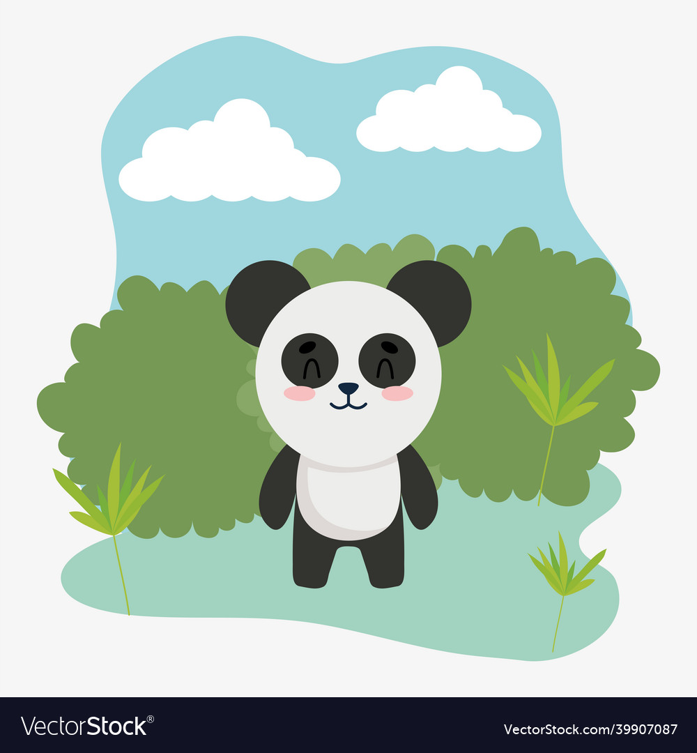 Panda bear Royalty Free Vector Image - VectorStock