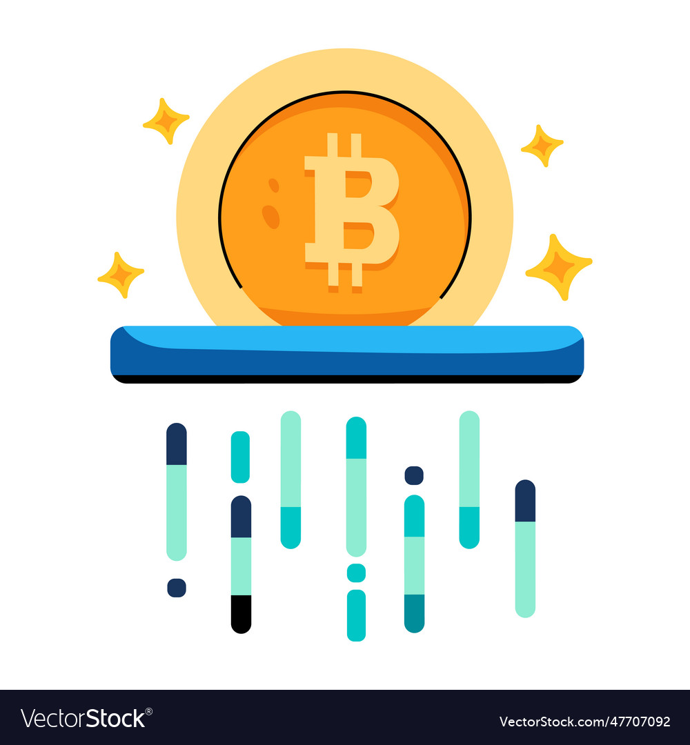 Bitcoin technology Royalty Free Vector Image - VectorStock